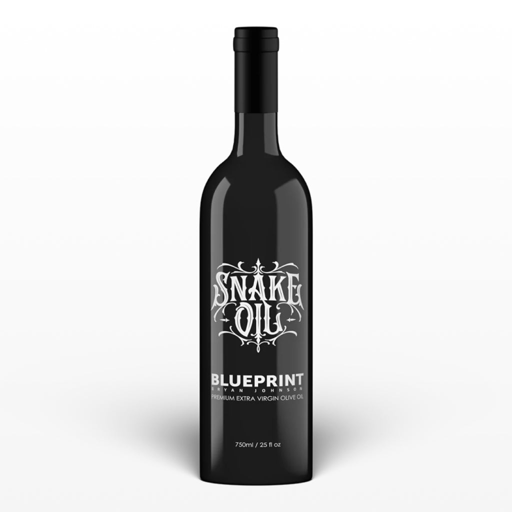 Blueprint Bryan Johnson Extra Virgin Olive Oil – Snake Oil 750ml – JUKU ...